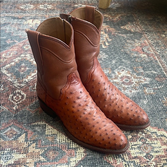 Tecovas | Shoes | The Zane Ostrich Tecovas Pecan | Poshmark